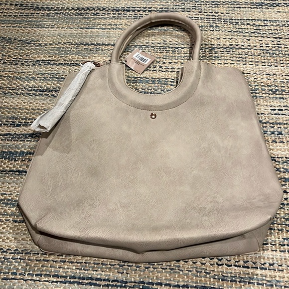 Ulta Beauty | Bags | Nwt Ulta Shoulder Bag Beige And Rose Gold | Poshmark